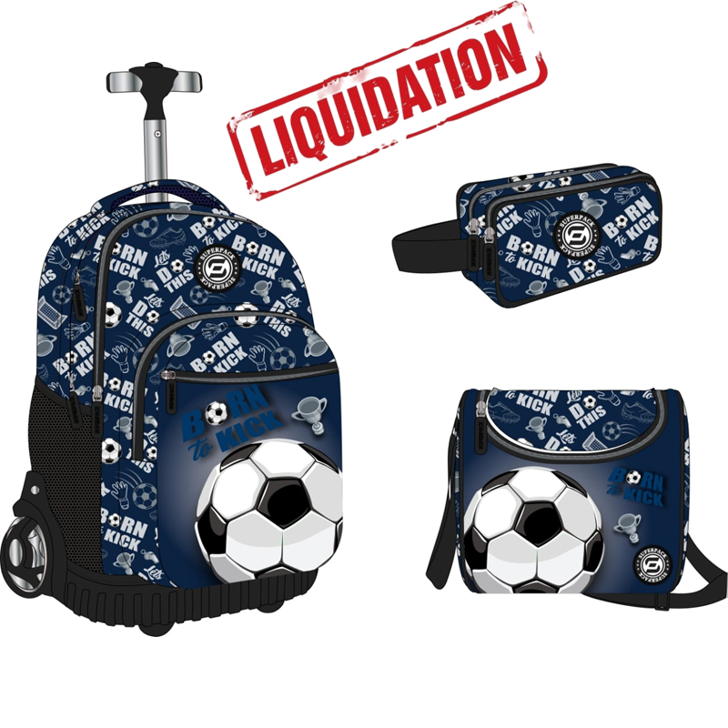 CARTABLE À ROULETTES SUPER PACK PRIMAIRE Garçon - MGames Store